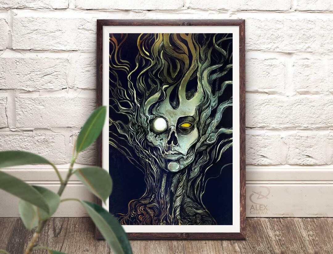 AOK - Haunted Witch Surreal Forest Ghost Garden Tree Spirit Dryad ...