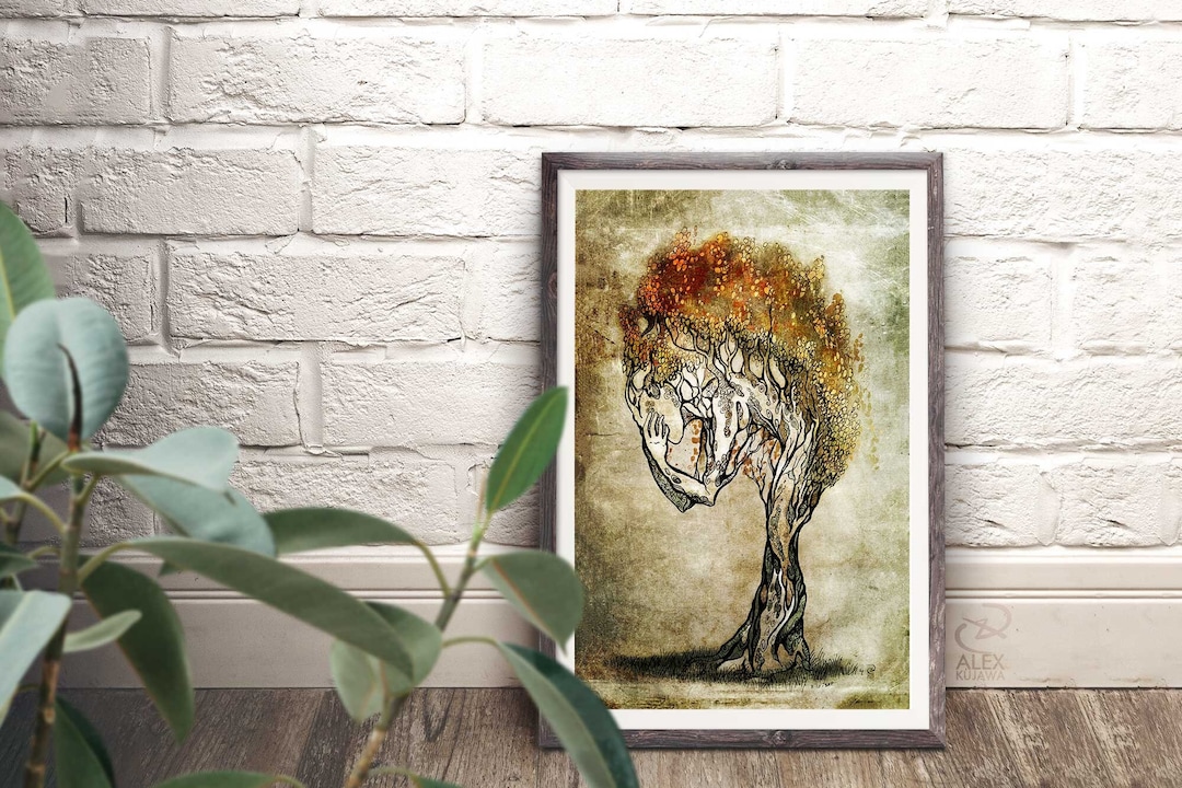 Crying Dryad - Weeping Forest Willow Witch Haunted Tree Fantasy Nature ...