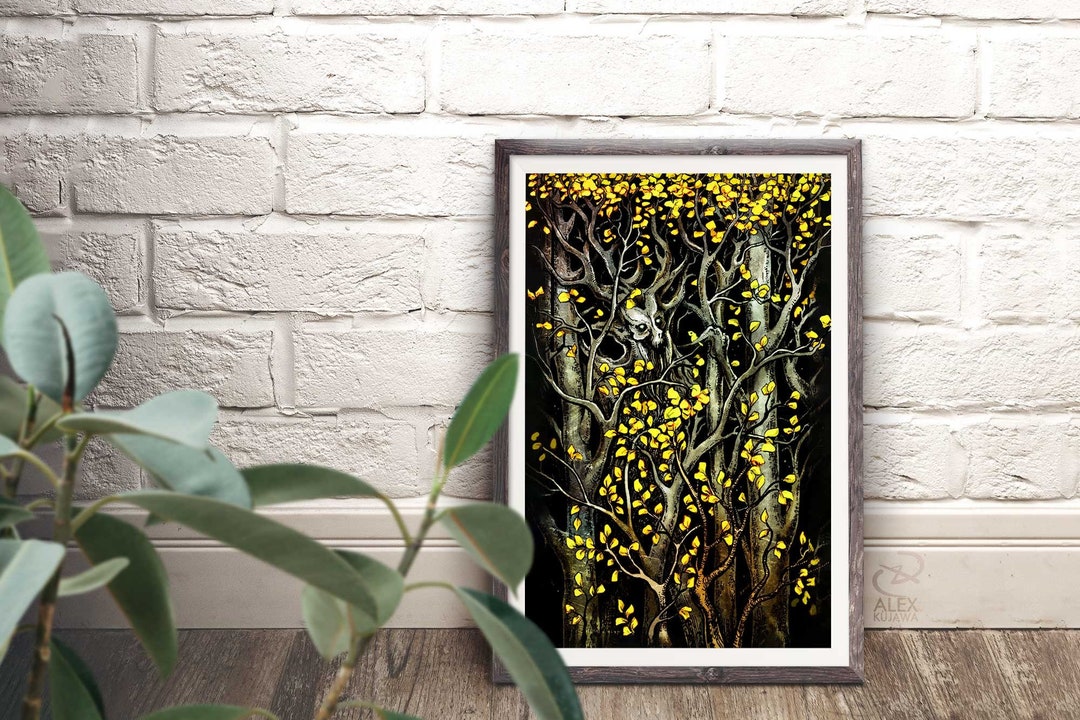 LESHY - Forest Guardian Tree Spirit Slavic Folklore Mythology - Giclée ...