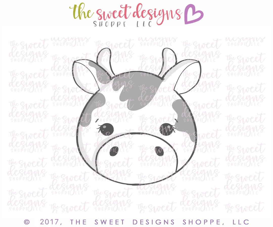 Cow Face V2 - Cookie Cutter - Etsy
