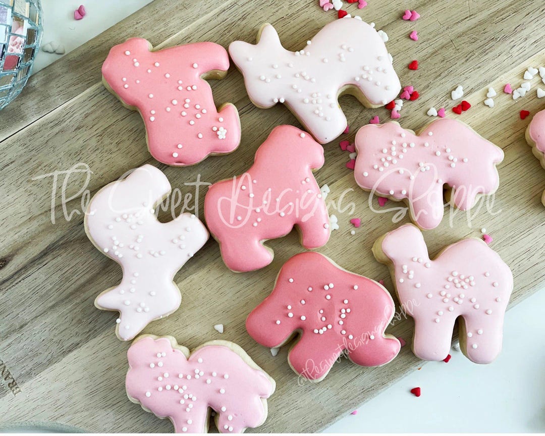 Frosted Animal Crackers - Cookie Cutters - Set of 5 - Etsy