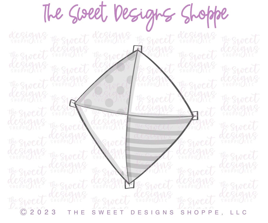 Simple Kite - Cookie Cutter - Etsy