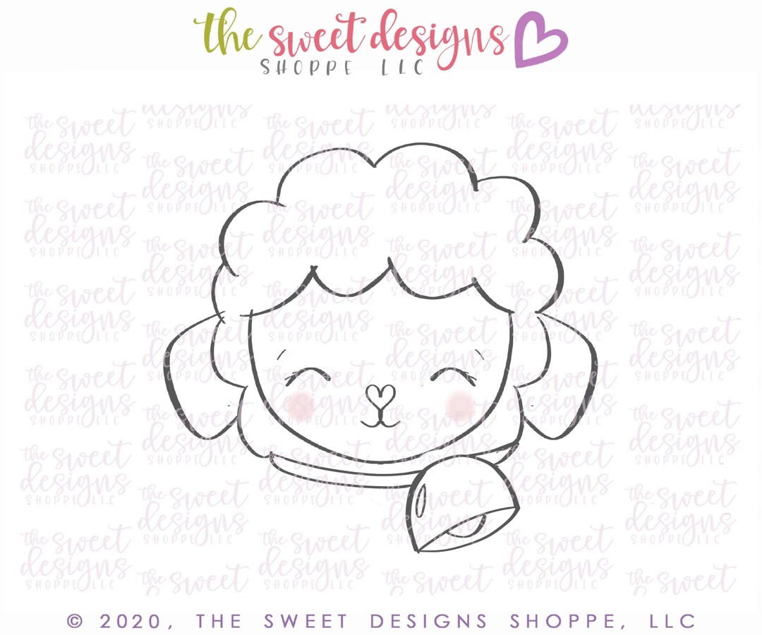 Lamb Face 2020 - Cookie Cutter - Etsy