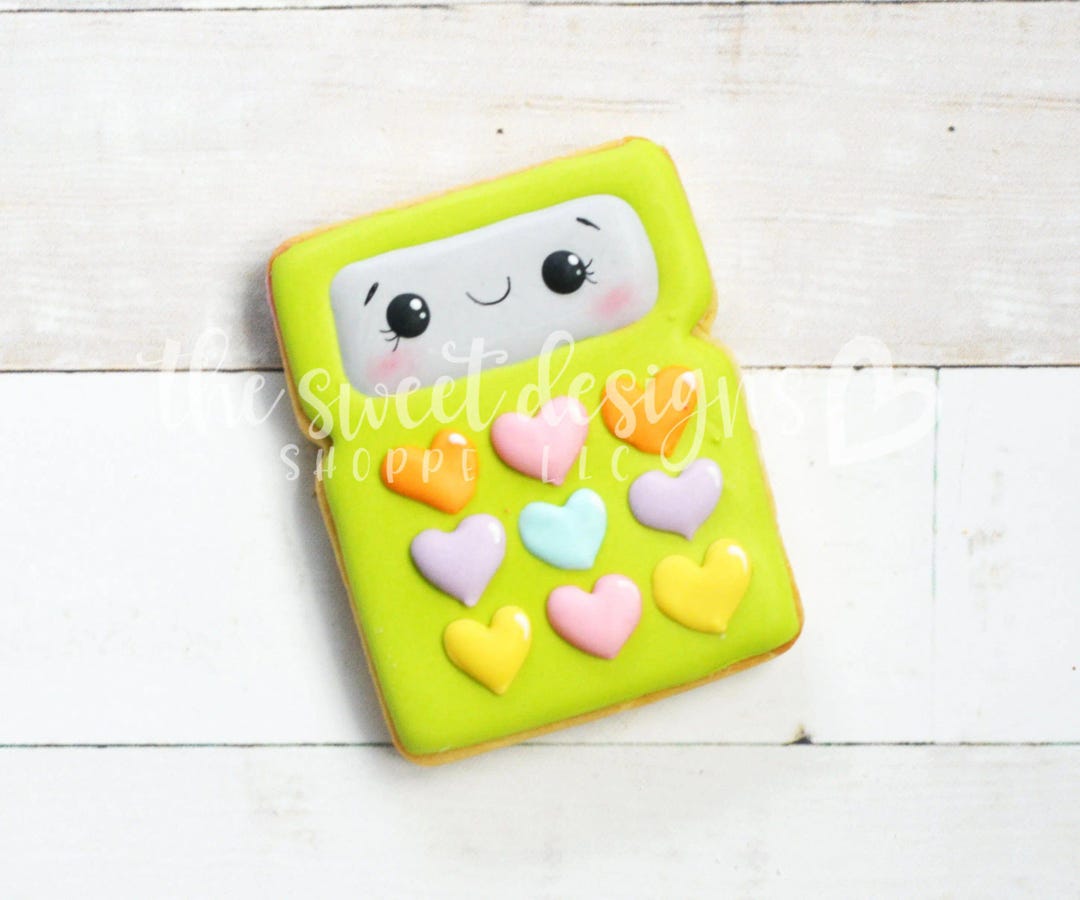 Kawaii Calculator - Cookie Cutter - Etsy