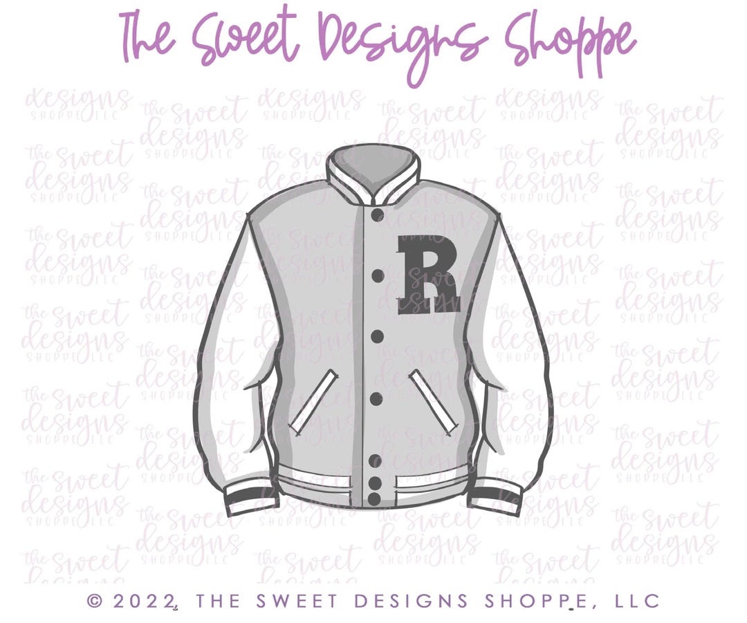 Letterman Jacket - Cookie Cutter - Etsy