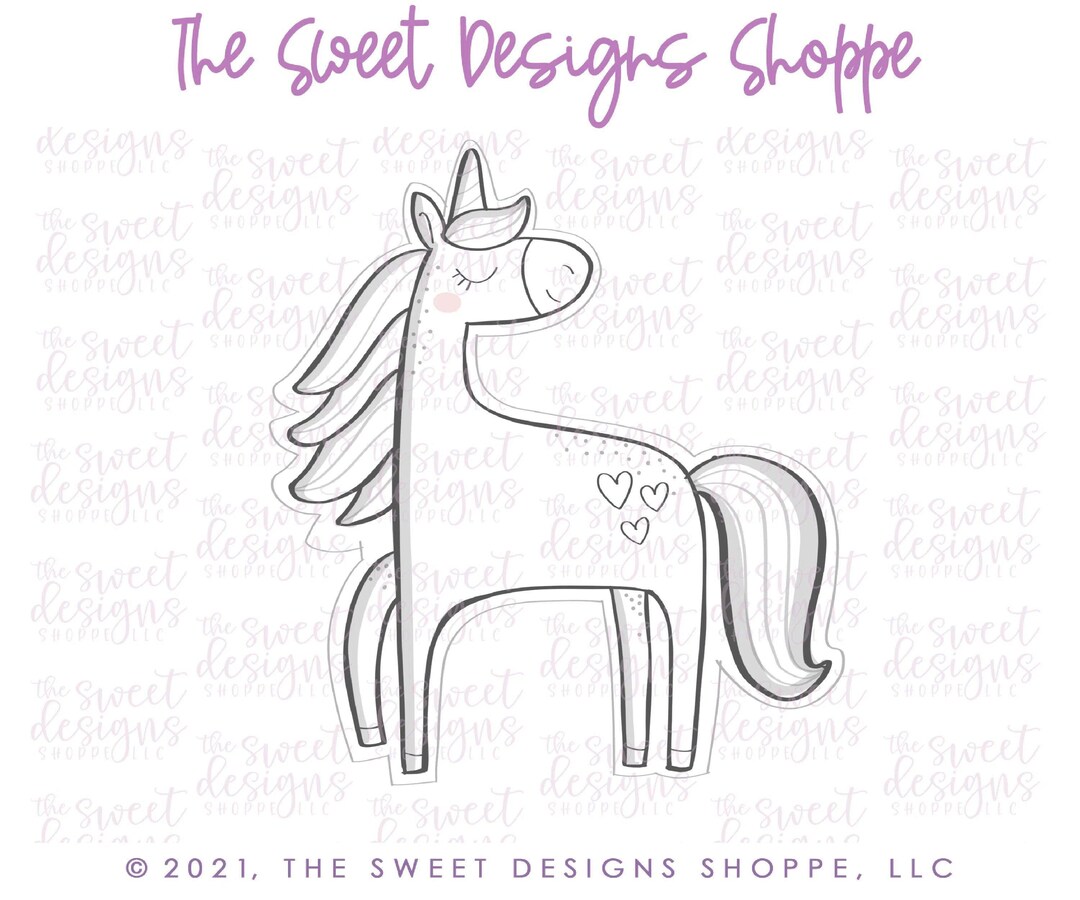 Sara's Turning Unicorn - Cookie Cutter - Etsy