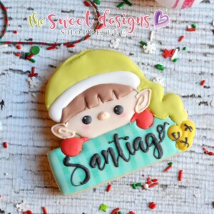 Boy Elf Plaque - Cookie Cutter - Etsy