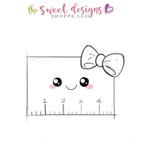 Girly Kawaii Ruler V2 Cookie Cutter - Etsy