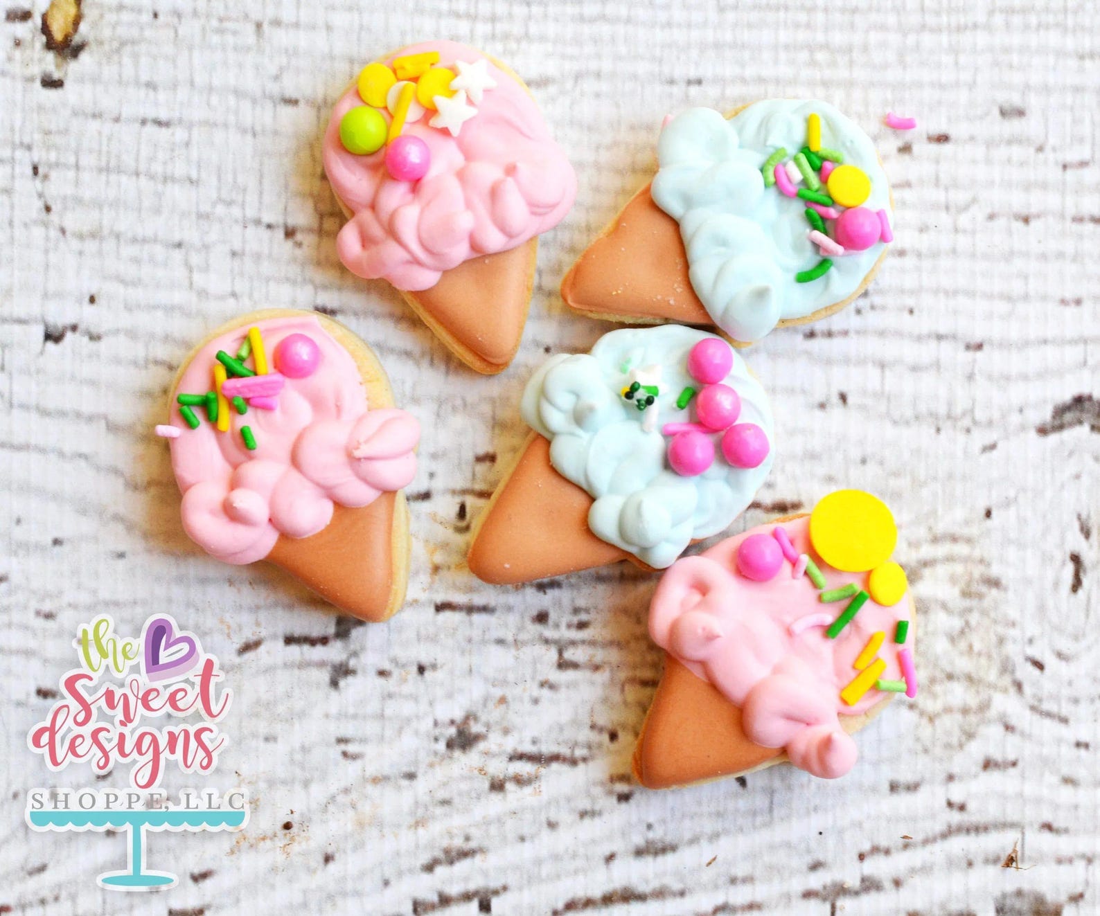 Ice Cream Waffle V2- Cookie Cutter - Etsy