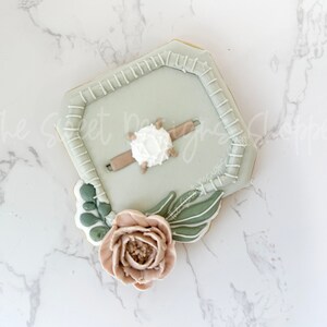 Floral Wedding Box Cookie Cutter - Etsy