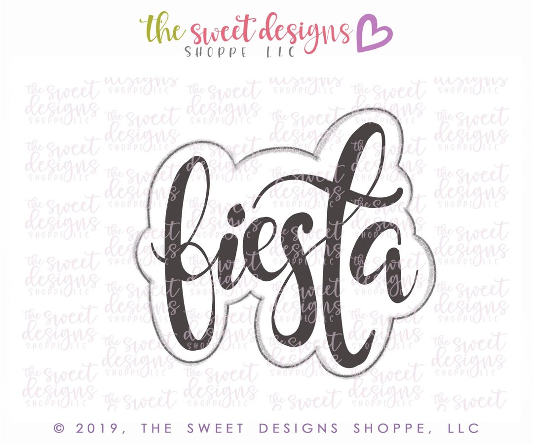 Fiesta Plaque - Cookie Cutter - Etsy