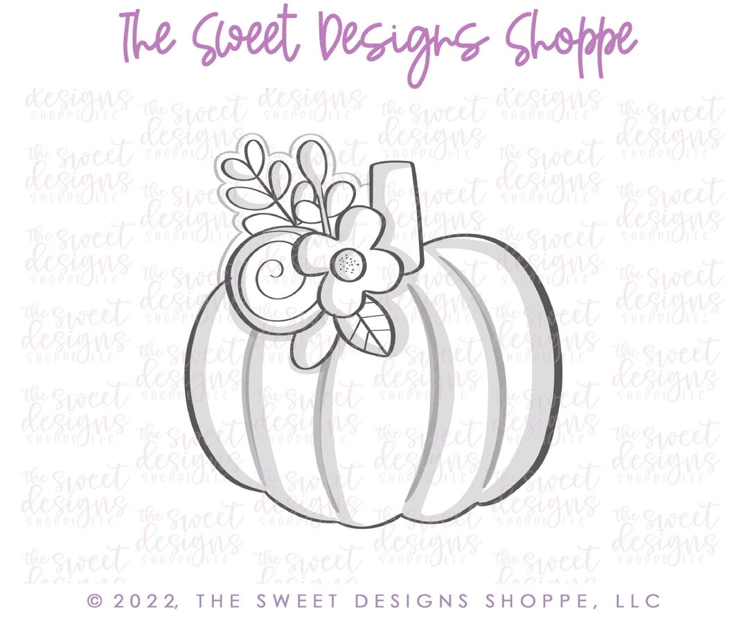 Floral Pumpkin 2022 - Cookie Cutter - Etsy