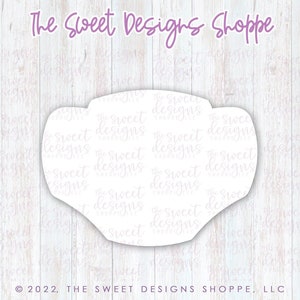 Baby Diaper With Pin Cookie Cutter - Etsy