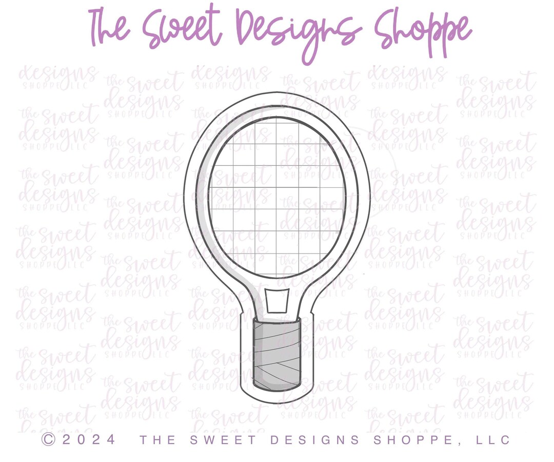 Tennis Racquet - Cookie Cutter - Etsy