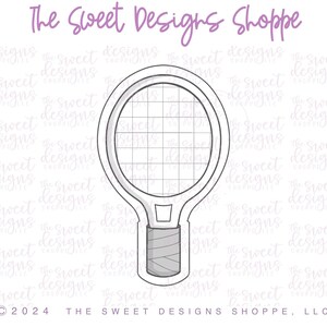 Tennis Racquet - Cookie Cutter - Etsy