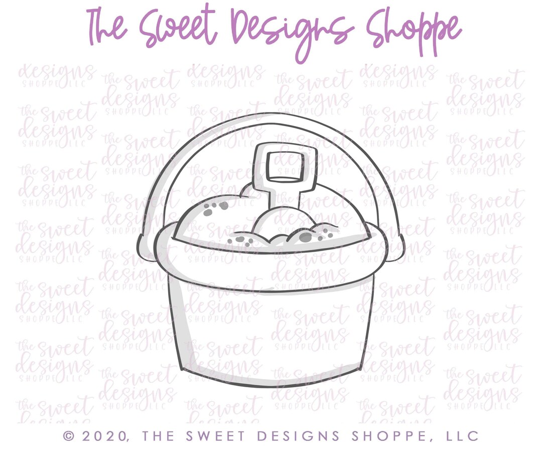 Chubby Sand Bucket V2 - Cookie Cutter - Etsy