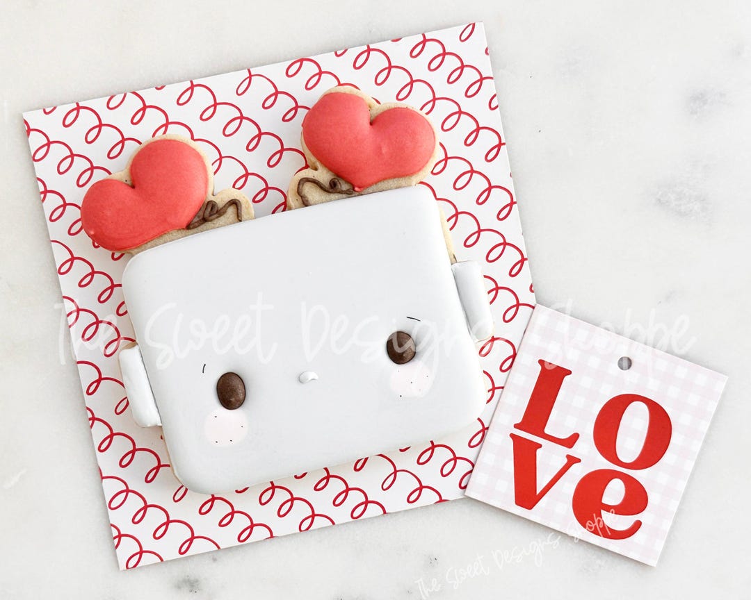Chunky Robot Face - Cookie Cutter - ETSY - Etsy