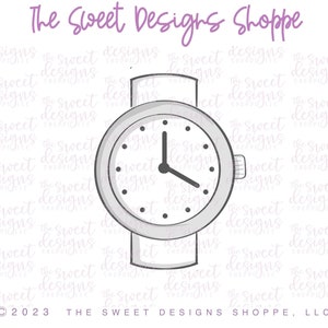 Classic Watch Cookie Cutter - Etsy