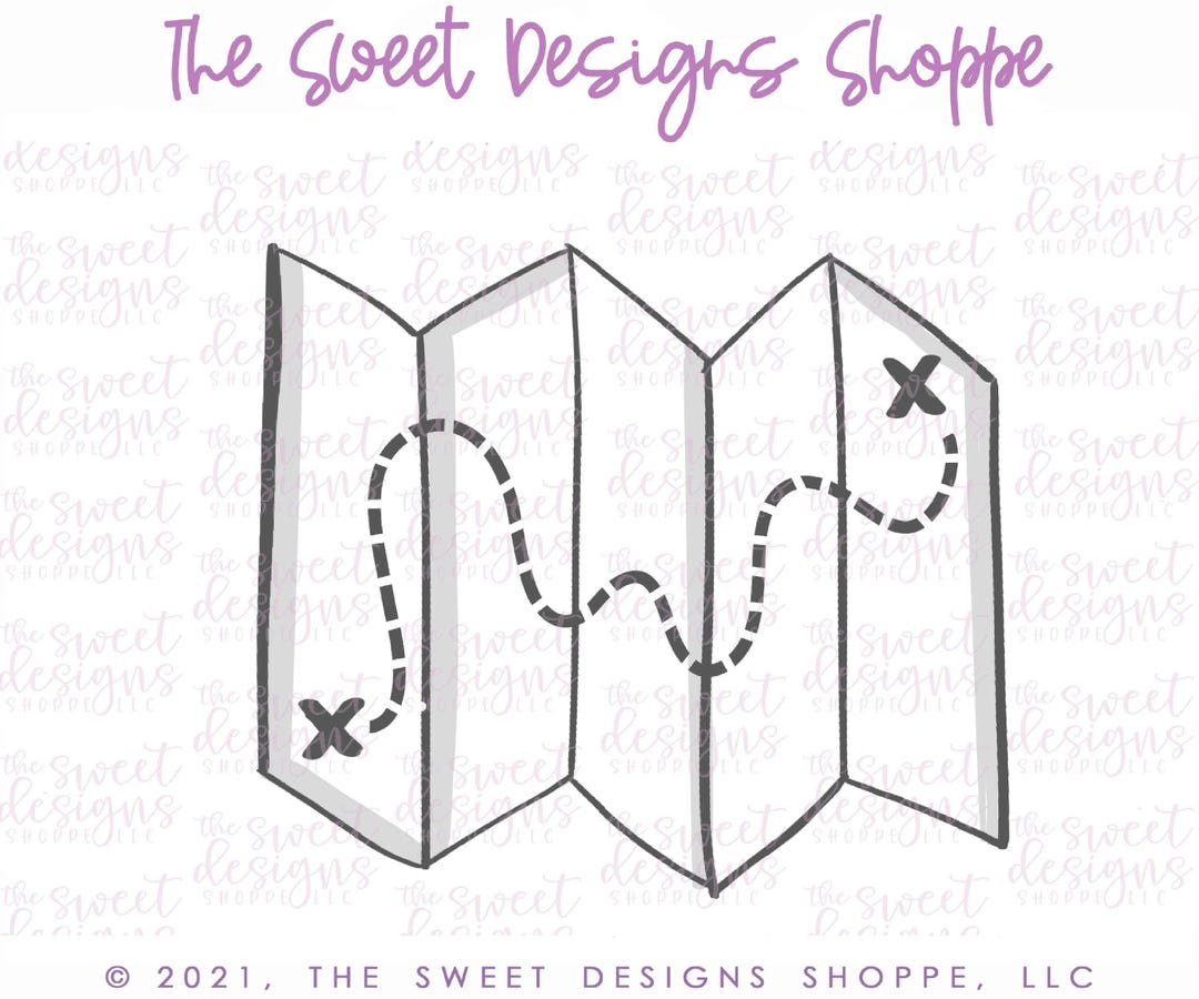 Map - Cookie Cutter - Etsy