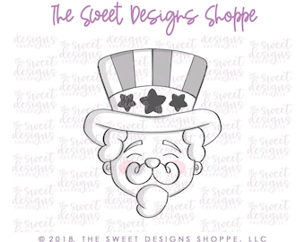 Vintage Uncle Sam - Cookie Cutter - Etsy