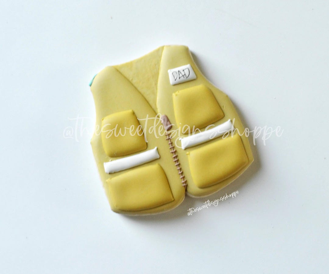 Fishing Vest - Cookie Cutter - Etsy