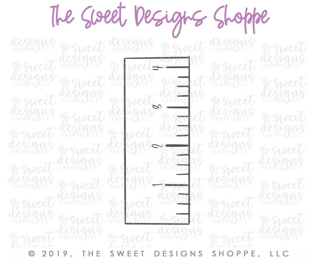 Long Ruler - Cookie Cutter - Etsy