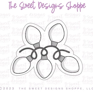 Christmas Lights- Cookie Cutter - Etsy