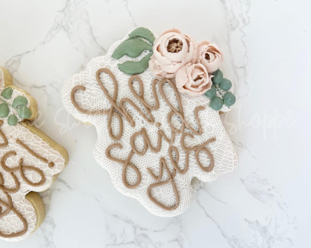 She Said Yes! Plaque - Cookie Cutter - Etsy