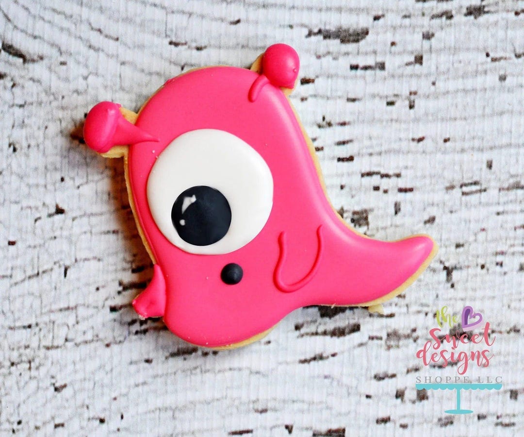 Icky Monster V2- Cookie Cutter - Etsy