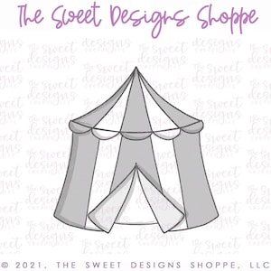 Circus Tent - Cookie Cutter - Etsy