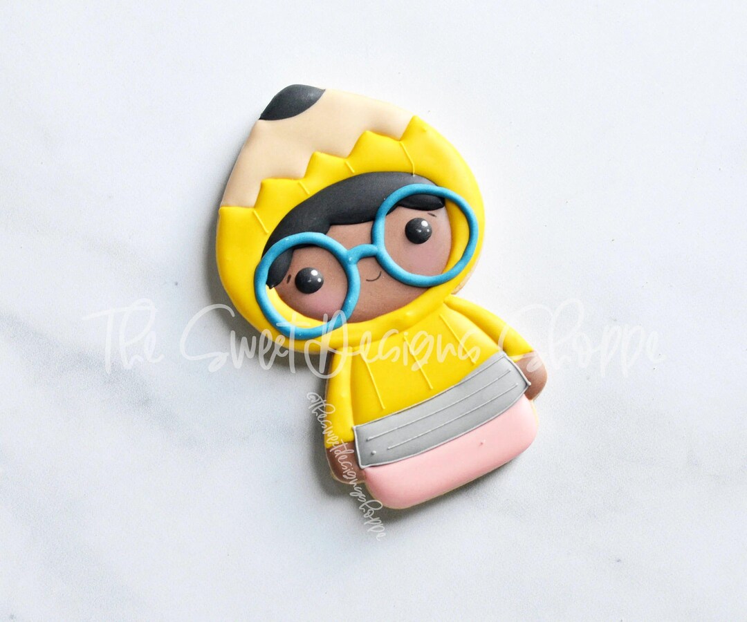 Wobbly Pencil Kid - Cookie Cutter - Etsy