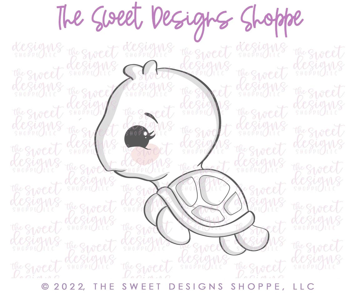 Cute Sea Turtle - Cookie Cutter - Etsy
