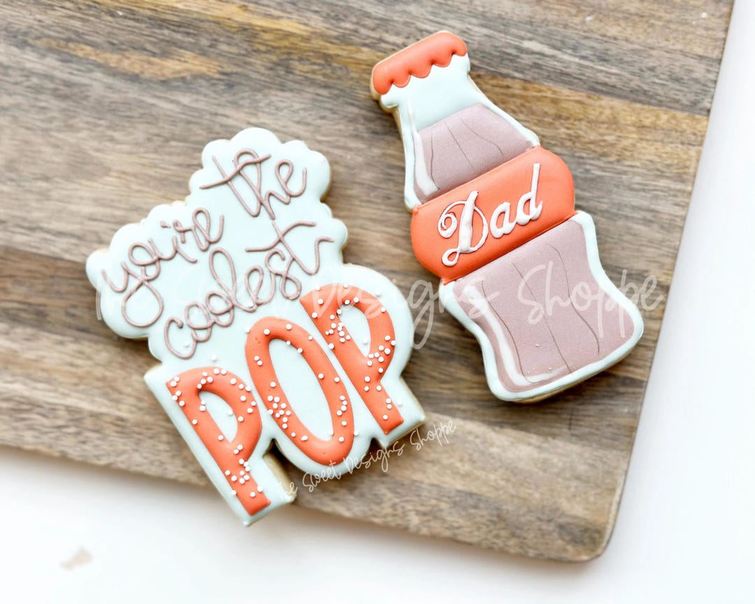 You're the Coolest POP Cookie Cutter Set - Set of 2 - Cookie Cutters - Etsy