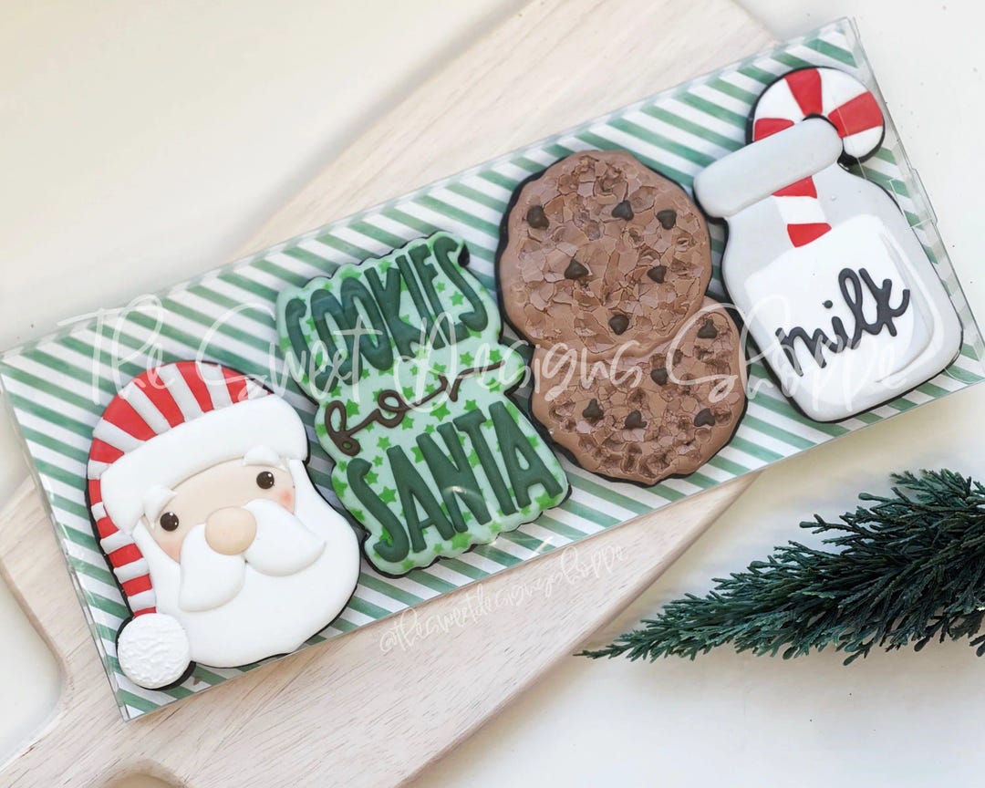 Cookies and Milk for Santa Cookie Cutters Set - Set of 4 - Cookie ...