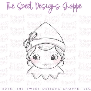 Vintage Girl Elf Face - Cookie Cutter - Etsy
