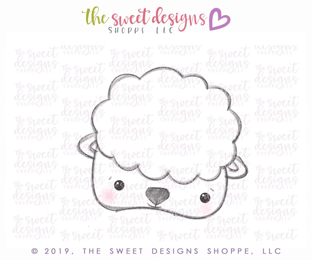 Lamb Face 2019 - Cookie Cutter - Etsy