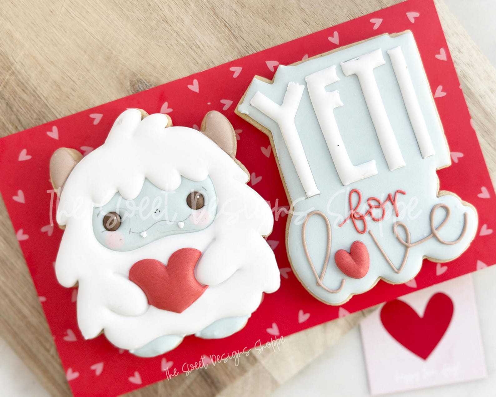 Love Yeti Monster Set - Set of 2 - Cookie Cutters - ETSY - Etsy