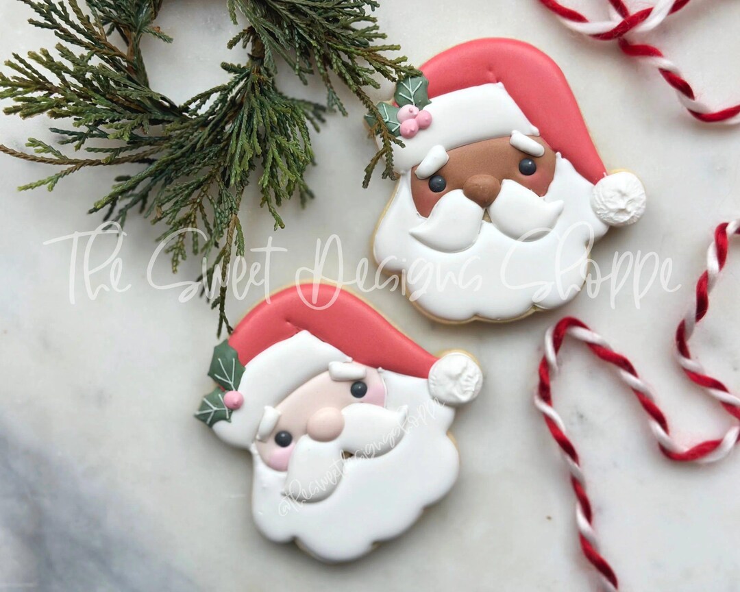 Vintage Santa Face - Cookie Cutter - Etsy