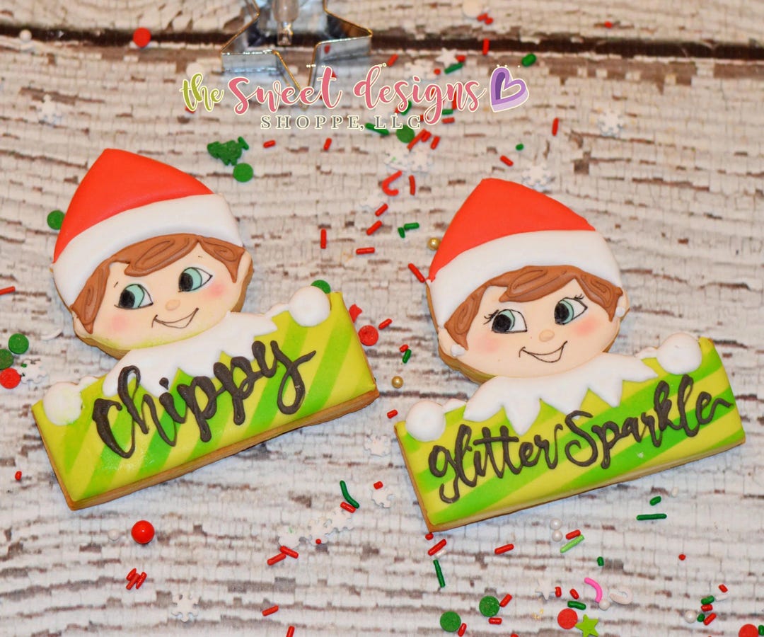 Christmas Elf Plaque - Cookie Cutter - Etsy