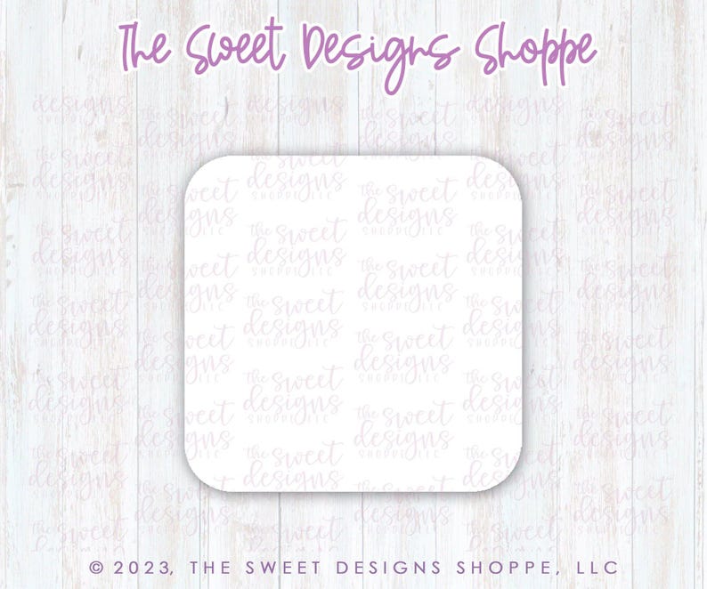 Square With Round Corners- Cookie Cutter - Etsy