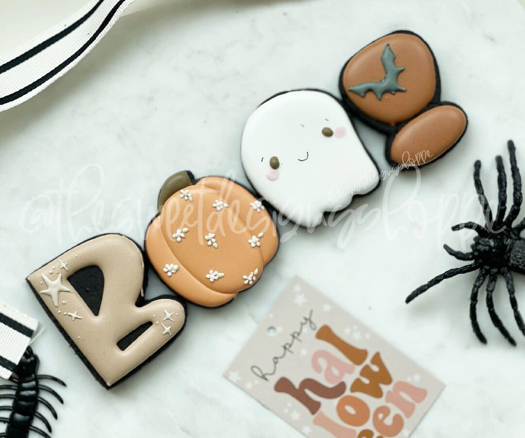 Chubby BOO! Cookie Cutter - Set of 4 - Cookie Cutters - Etsy