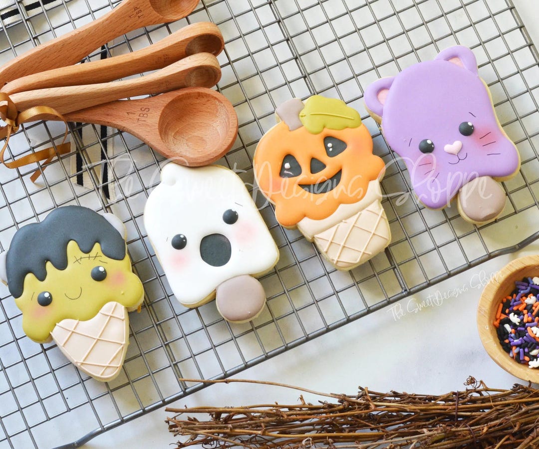 Halloween Cold Treats Set - Cookie Cutters - Etsy