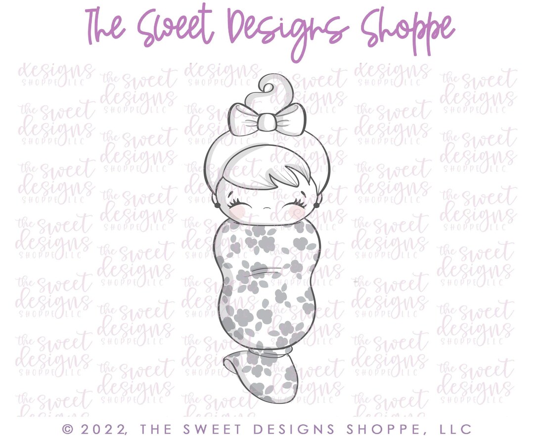 Knotted Baby Girl - Cookie Cutter - Etsy