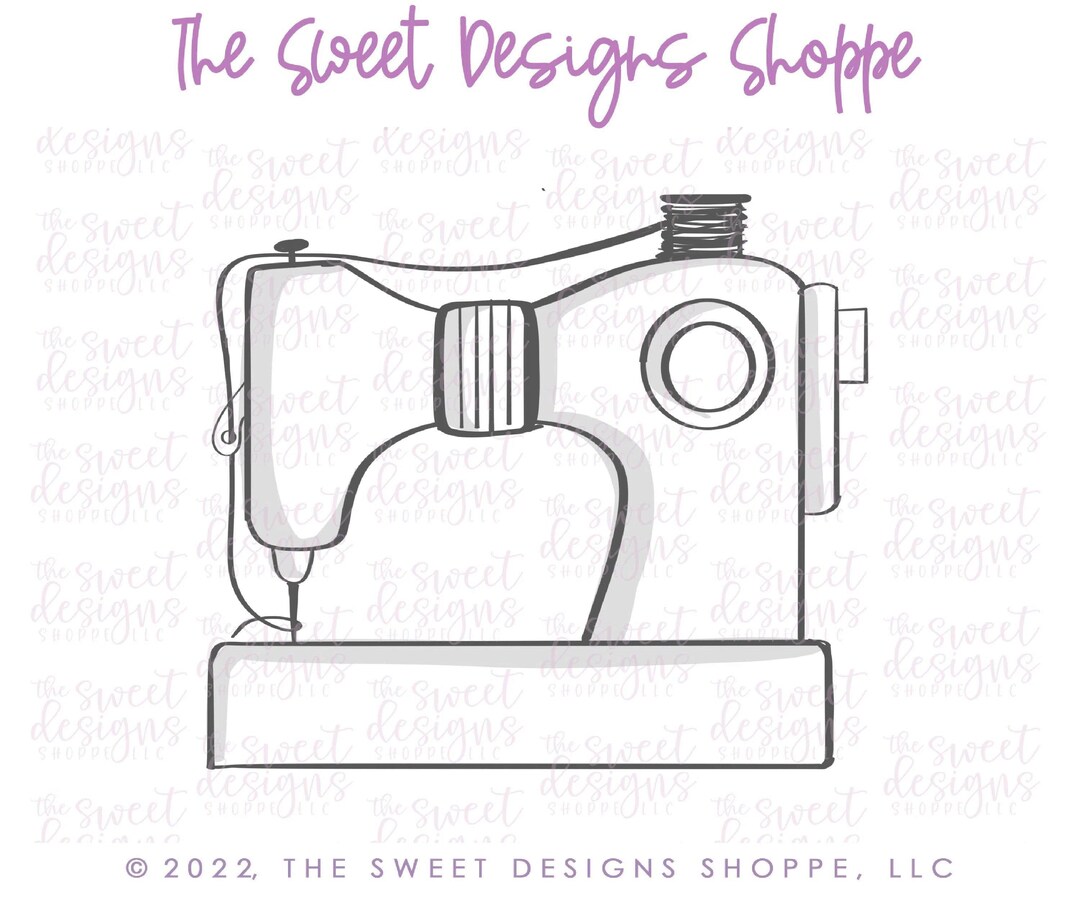 Sewing Machine - Cookie Cutter - Etsy