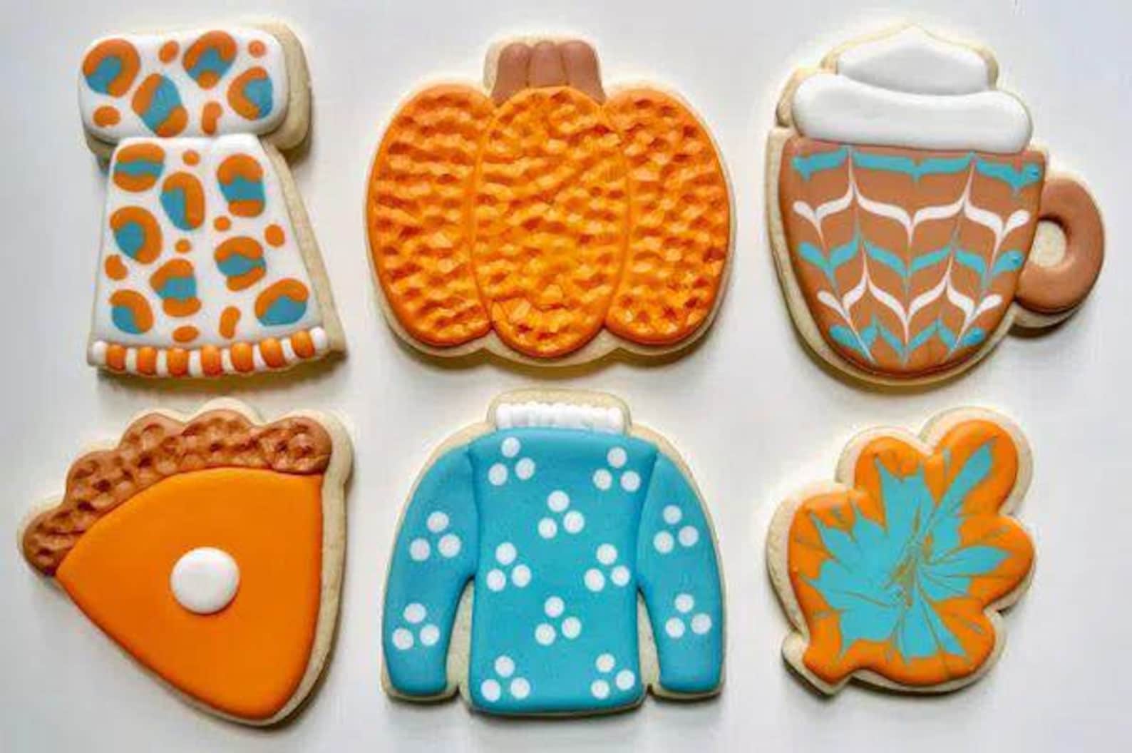 Thegracefulbaker Class Cookie Cutters - COZY FALL - Set of 6 Cookie ...