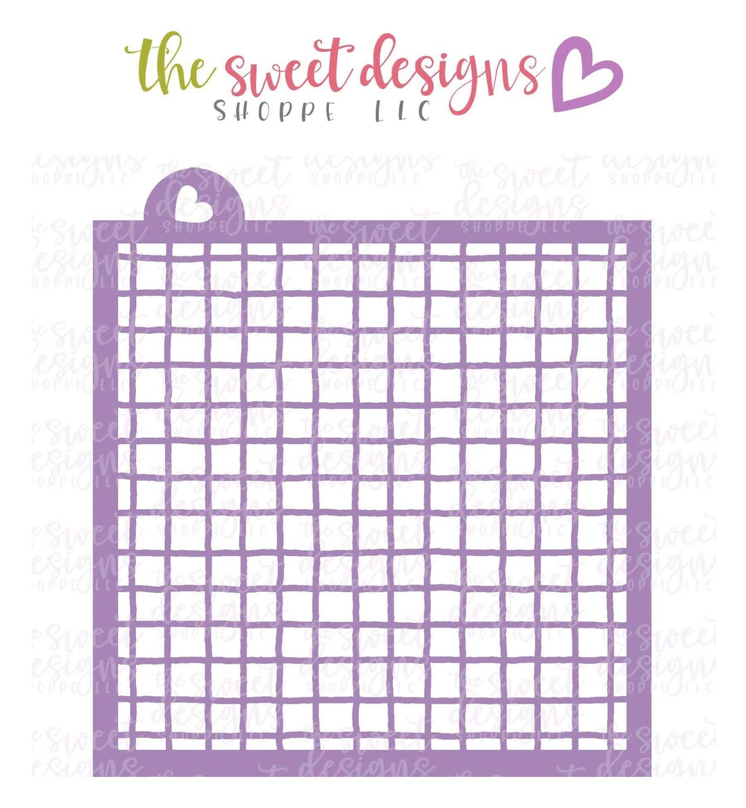 Grid Pattern - Stencil - Etsy