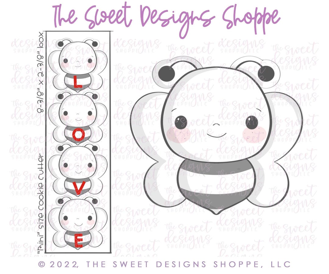Chubby Bee 2022 - Cookie Cutter - Etsy