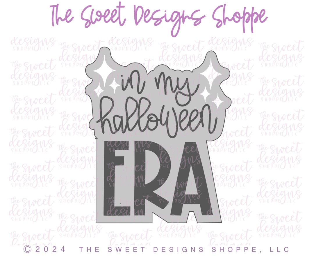 In My Halloween ERA Plaque - Cookie Cutter - Etsy