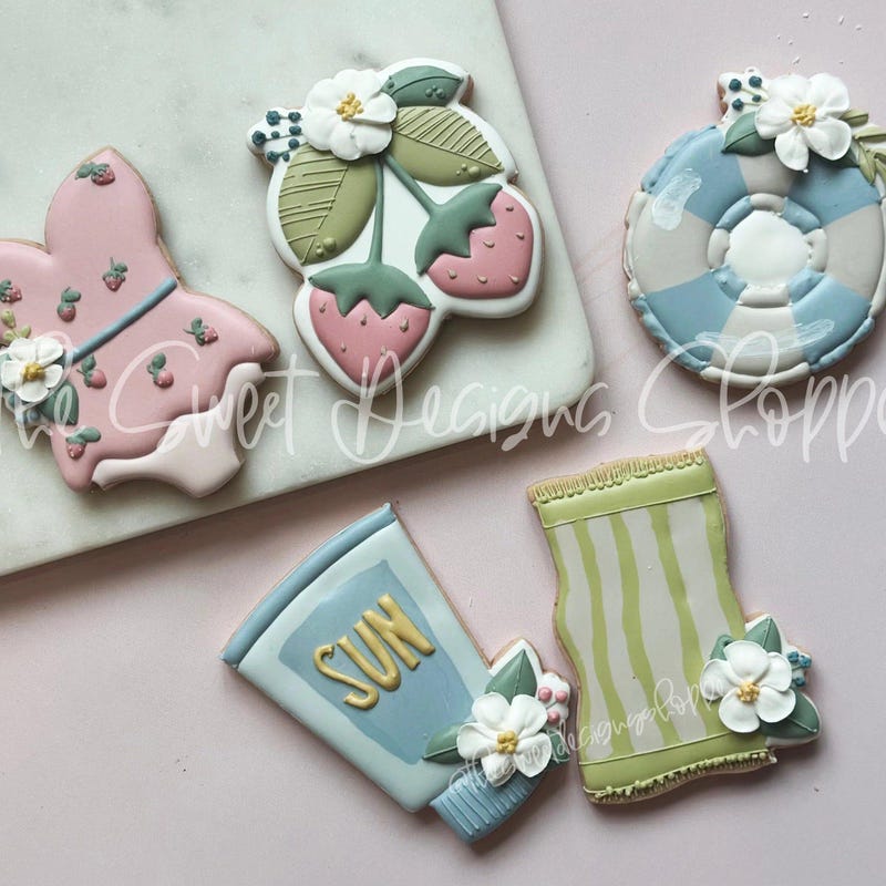 Beach Theme Cookies - Etsy