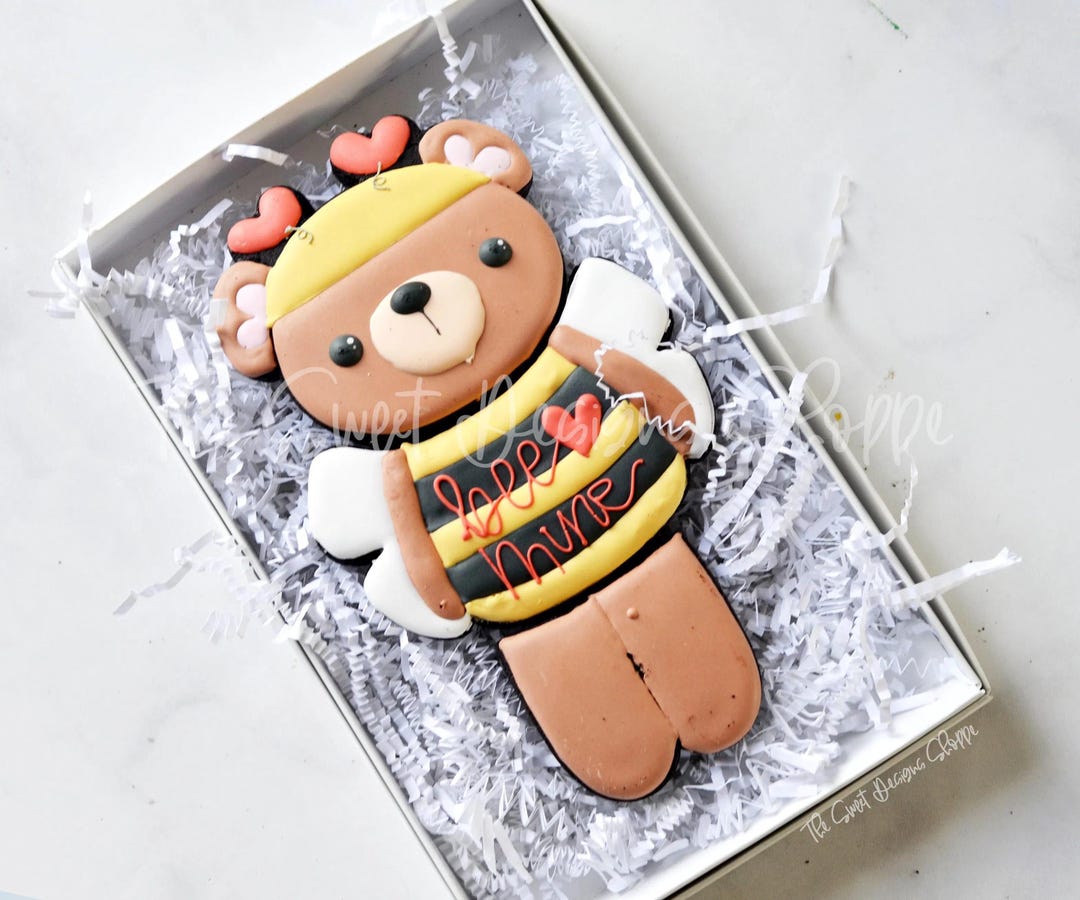 Bee Mine Bear Set - Cookie Cutters - Etsy